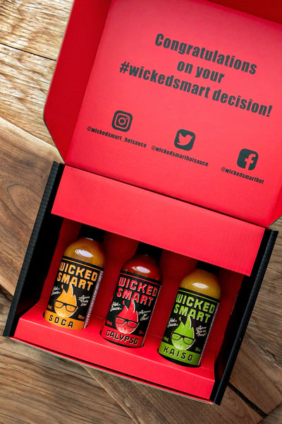 WICKED SMART 3 PACK – Wicked Smart Hot Sauce